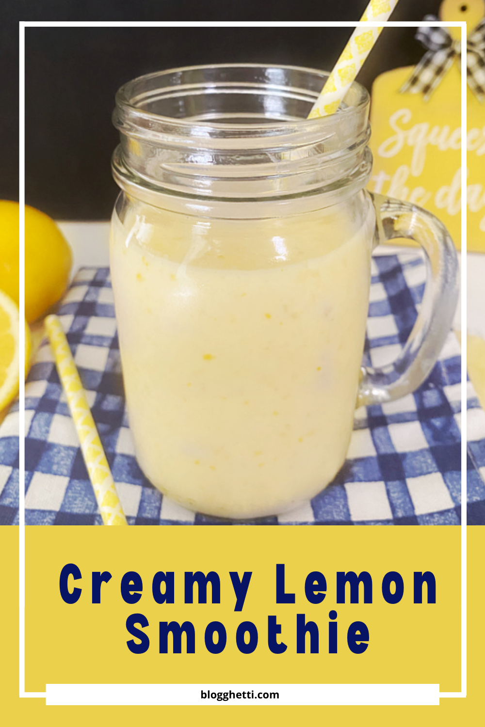 Creamy Lemon Smoothie Recipe