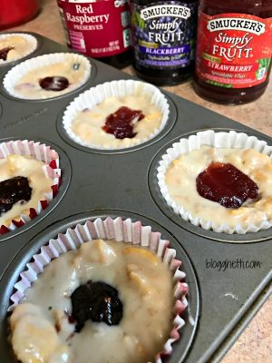Jam-Filled Corn Flake Muffins
