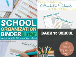 17 Awesome Back to School Organizing Strategies (and Printables)