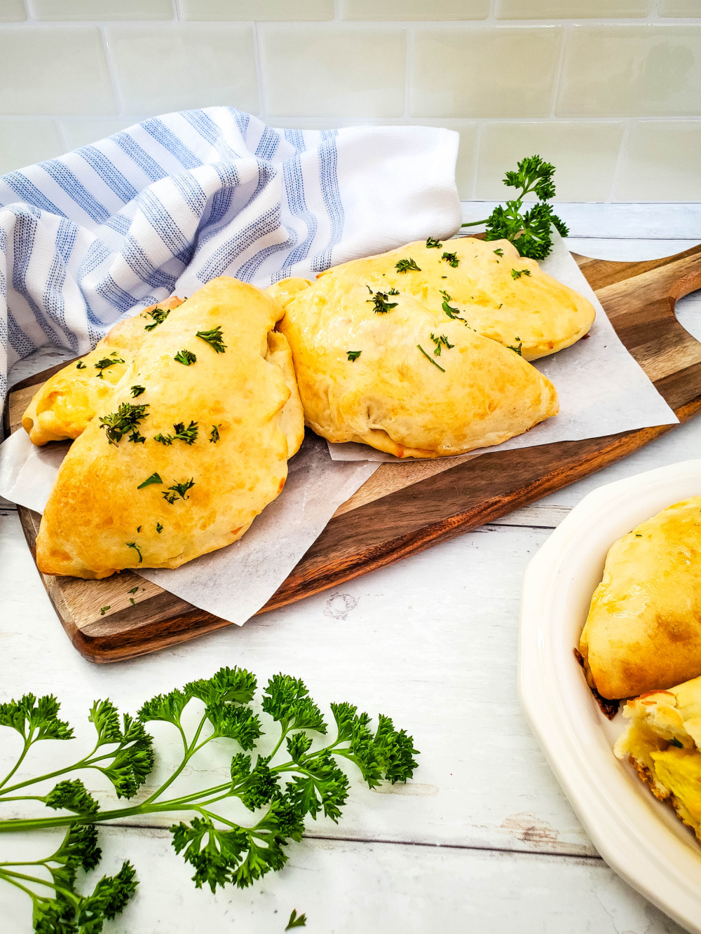 Ham, Egg, and Cheese Breakfast Calzones