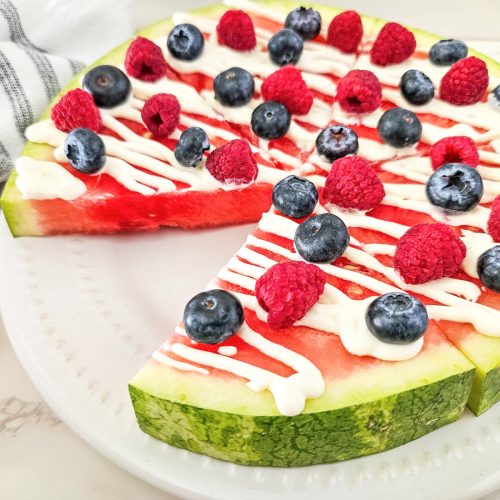 Easy Fruity Watermelon Pizza