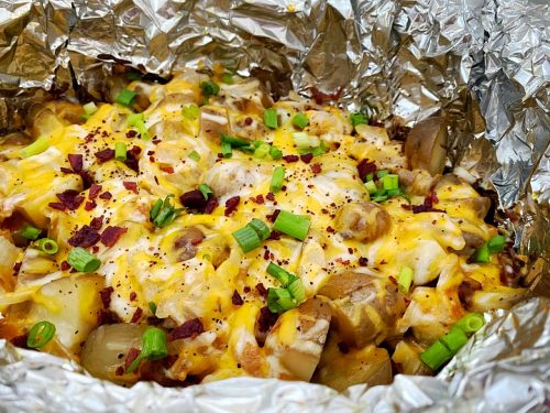 Slow Cooker Loaded Potatoes