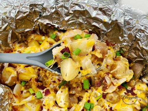 Slow Cooker Loaded Potatoes