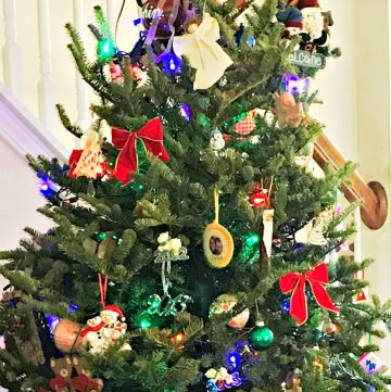 A Christmas Tree Filled with Memories Made Through the Years