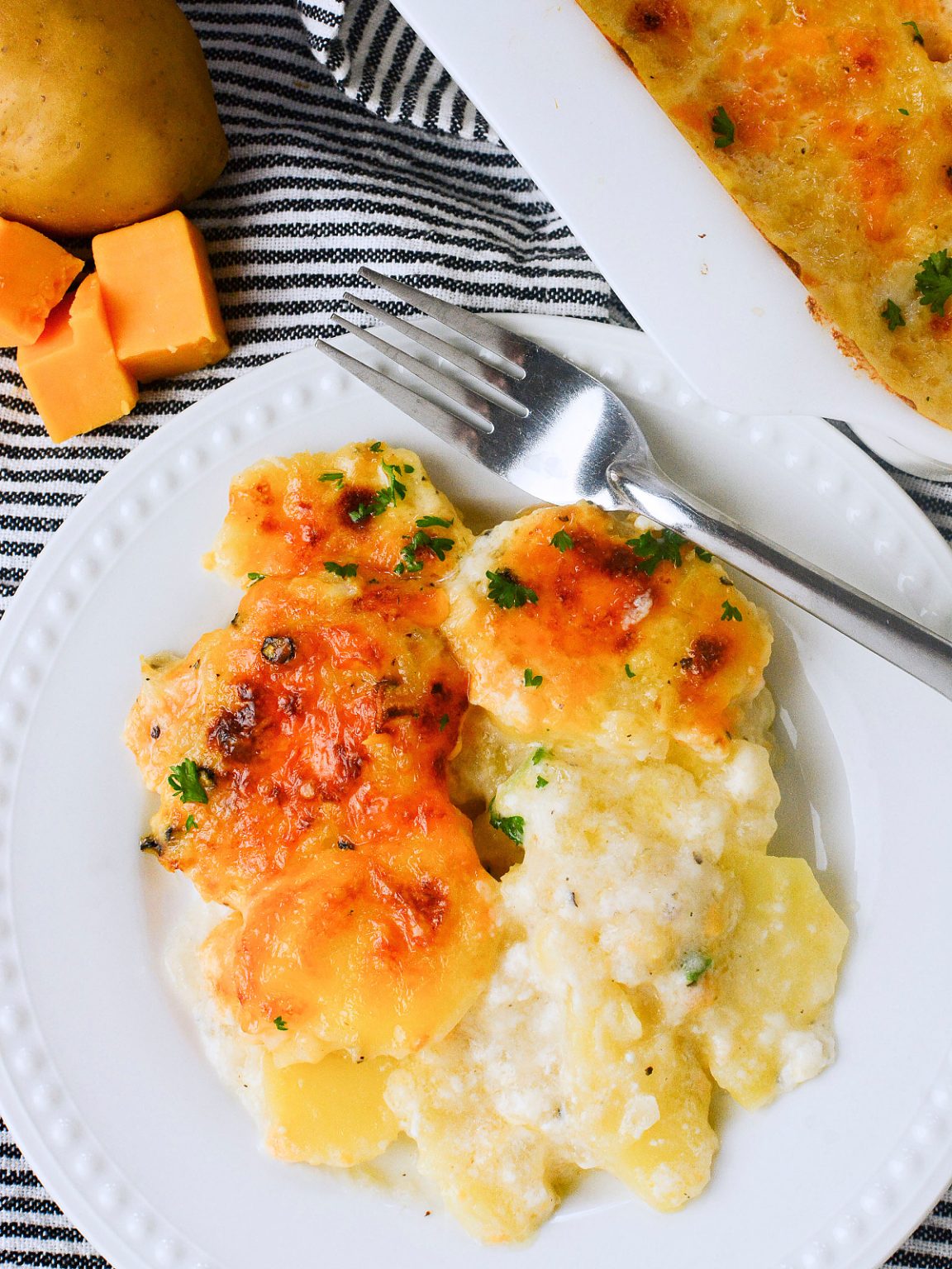 Cheesy Scallop Potatoes Recipe