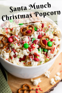 Santa Munch Christmas Popcorn