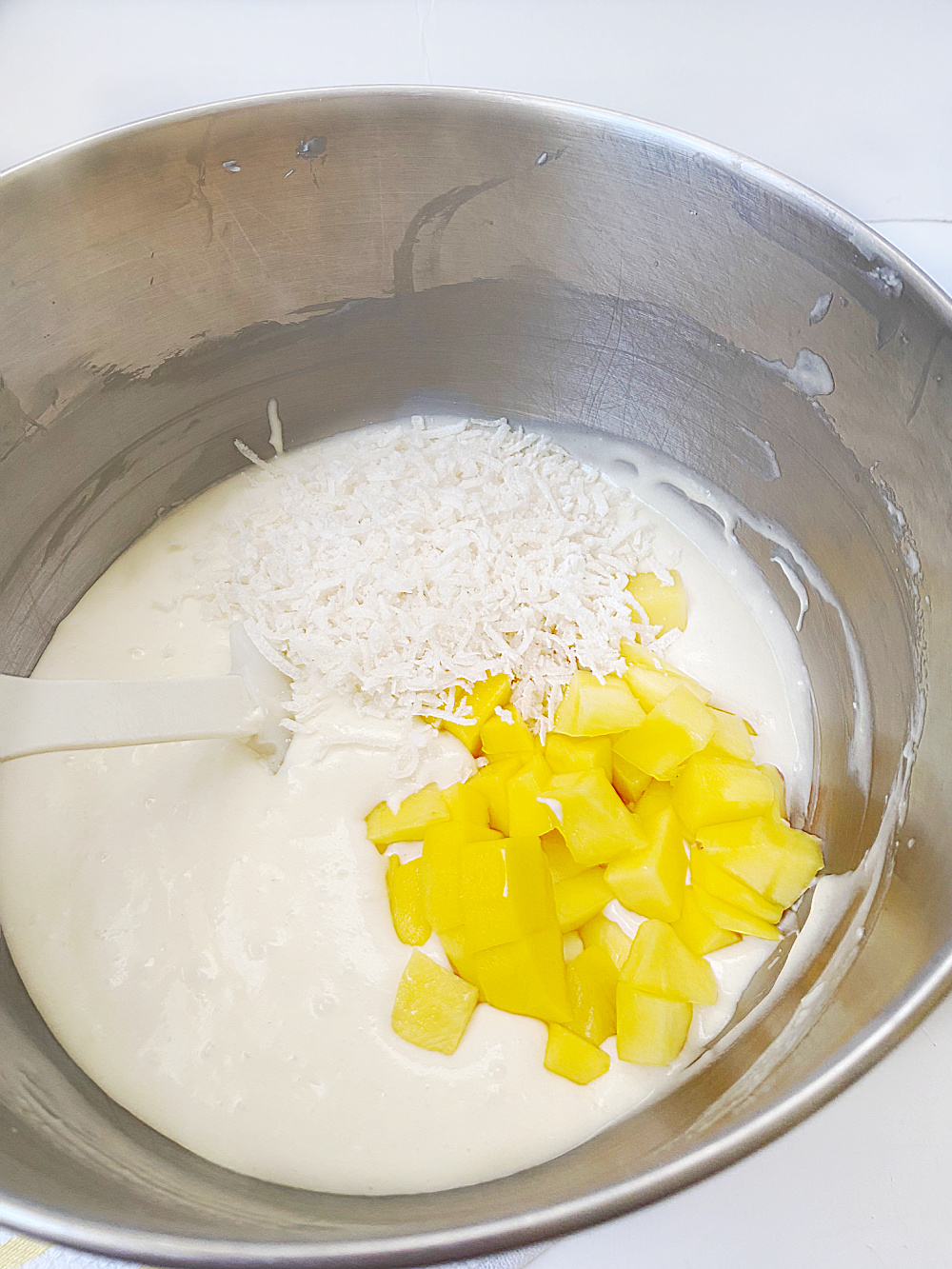 Super Moist Mango Coconut Cake