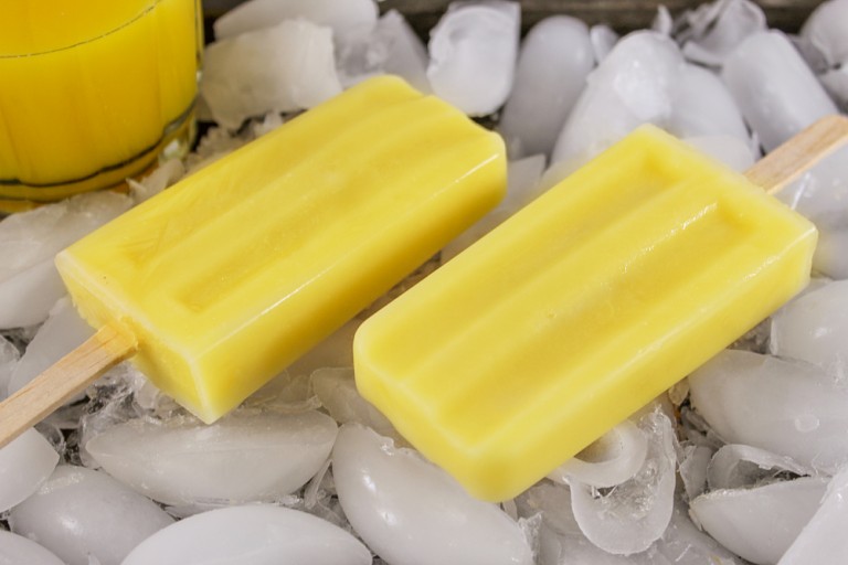 Homemade 3 Ingredient Orange Creamsicles