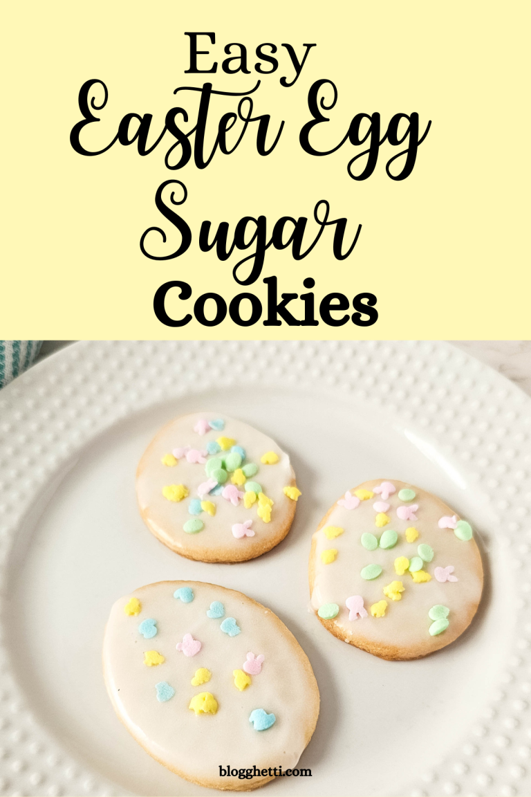 Easy Easter Egg Sugar Cookies