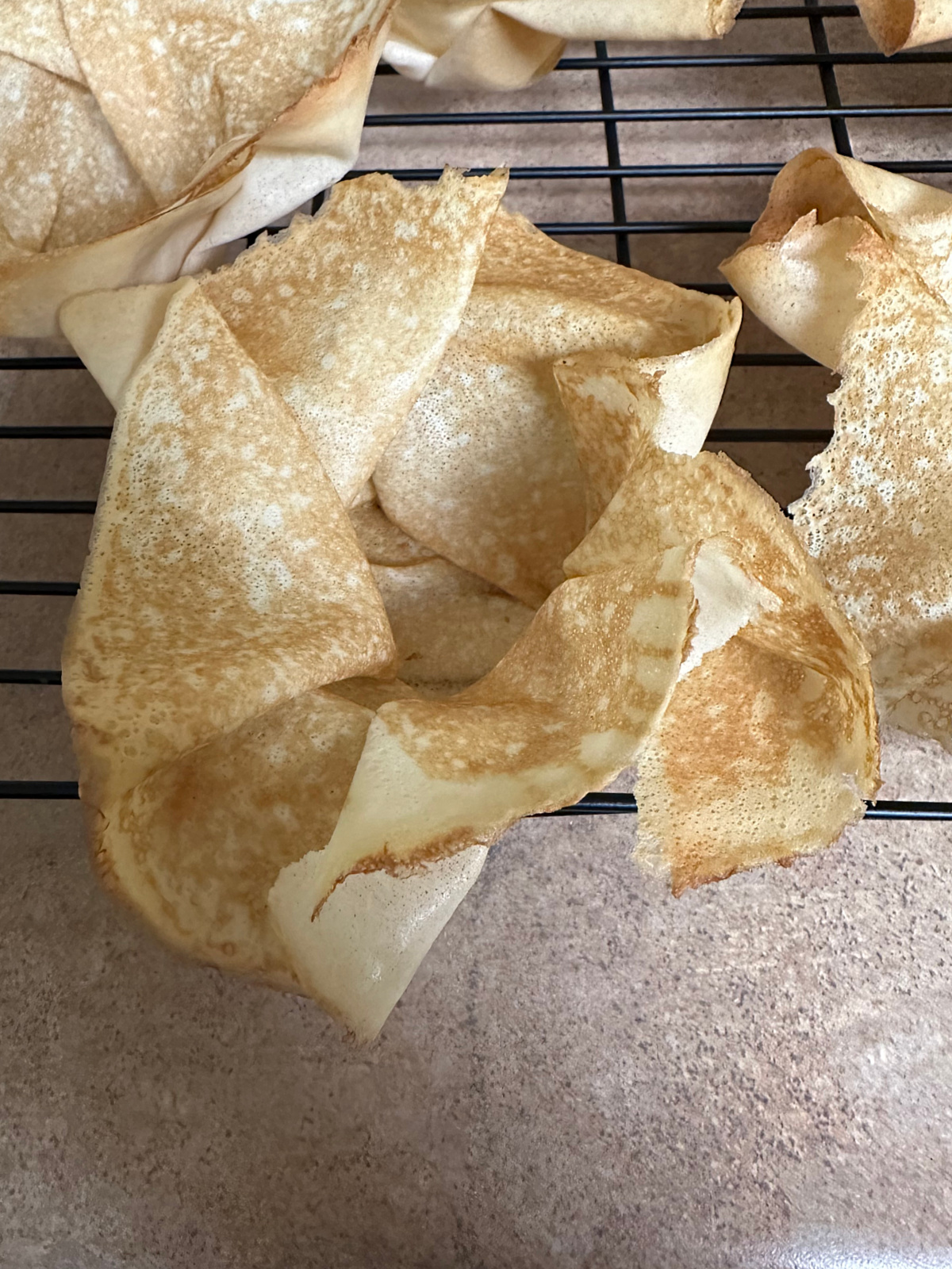 Lemon Mousse Filled Crepe Cups with Berries