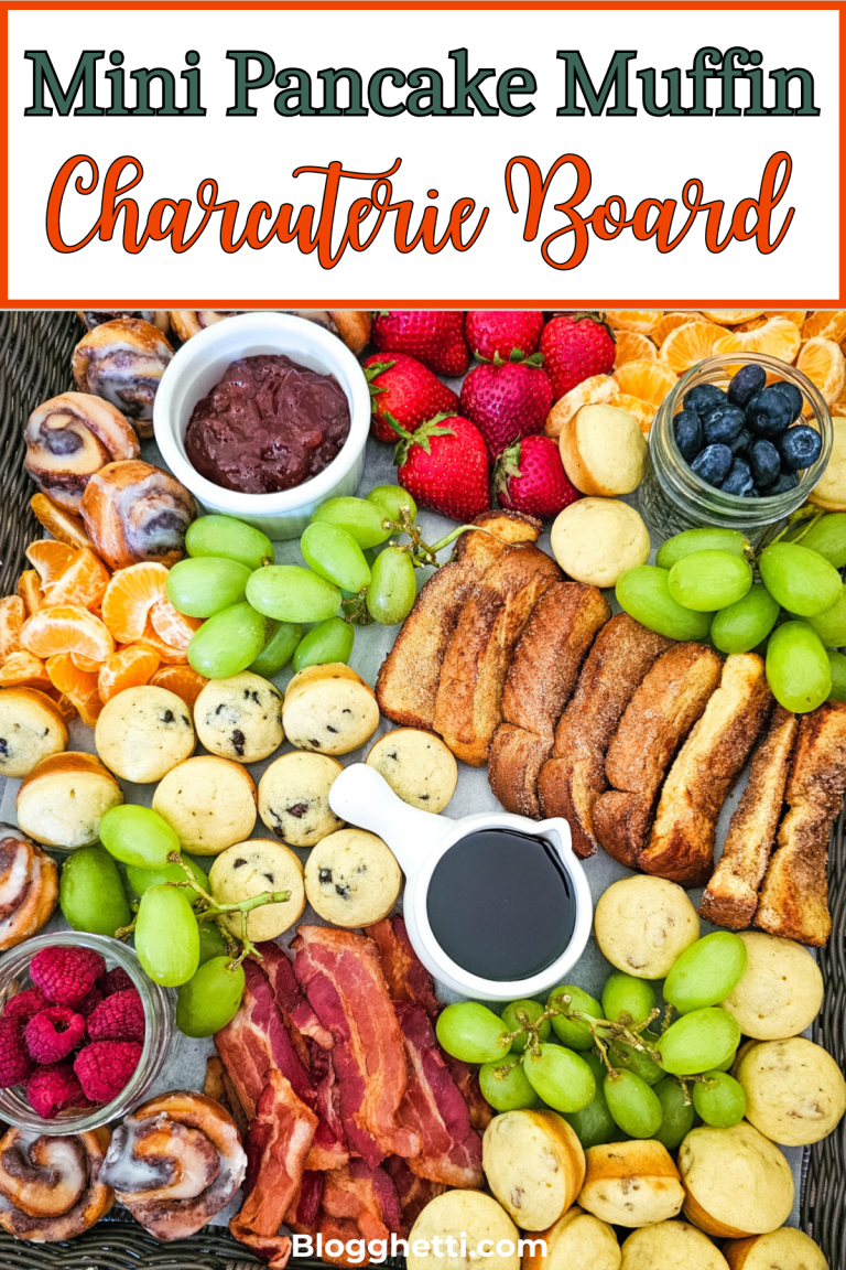 Mini Pancake Muffin Charcuterie Board