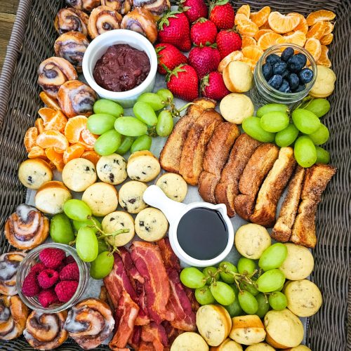 Mini Pancake Muffin Charcuterie Board