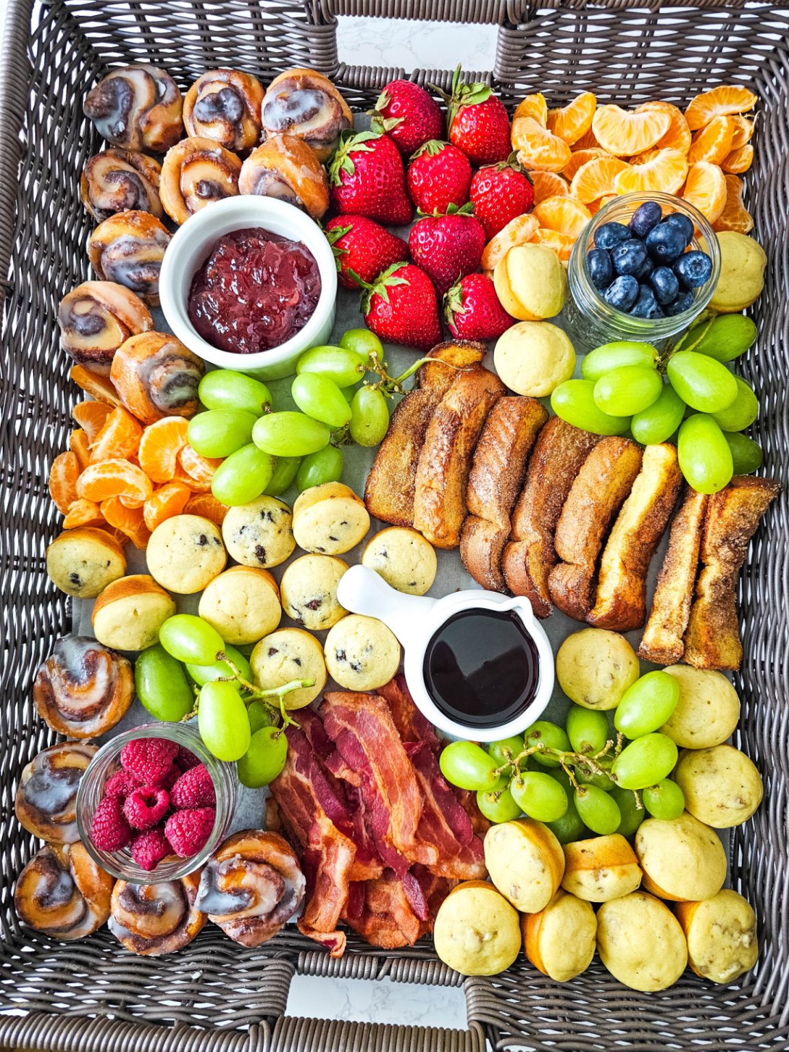 Mini Pancake Muffin Charcuterie Board