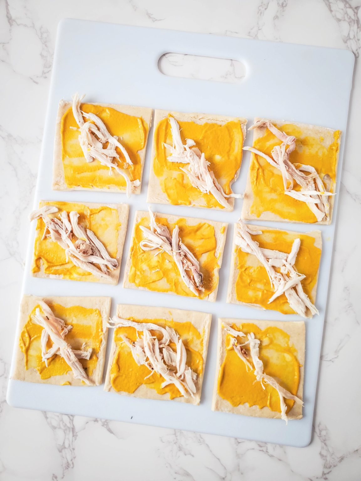 Turkey Cuban Sandwich Puffs