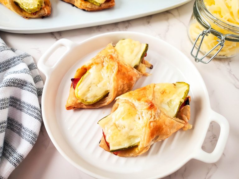 Turkey Cuban Sandwich Puffs