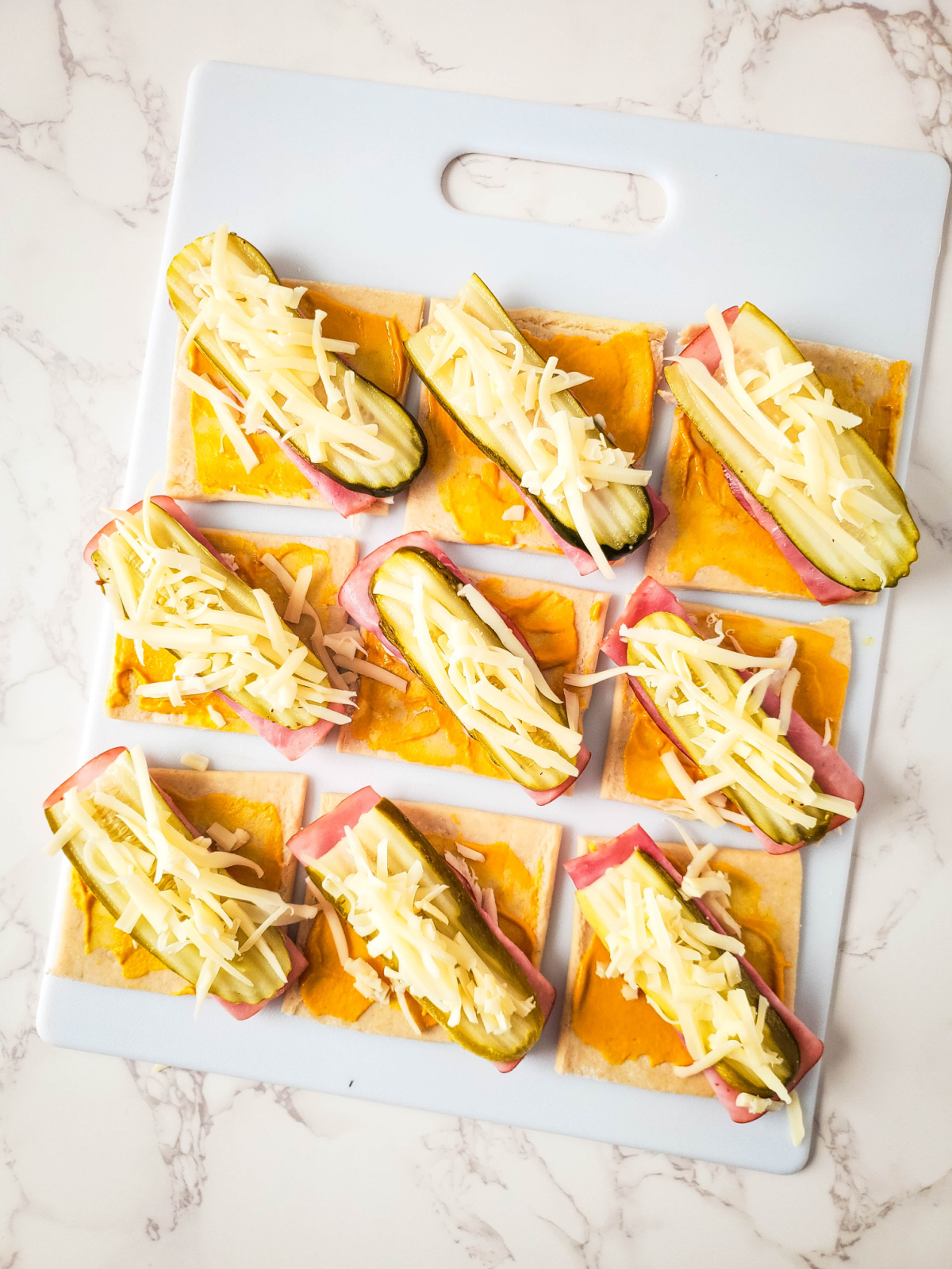 Turkey Cuban Sandwich Puffs