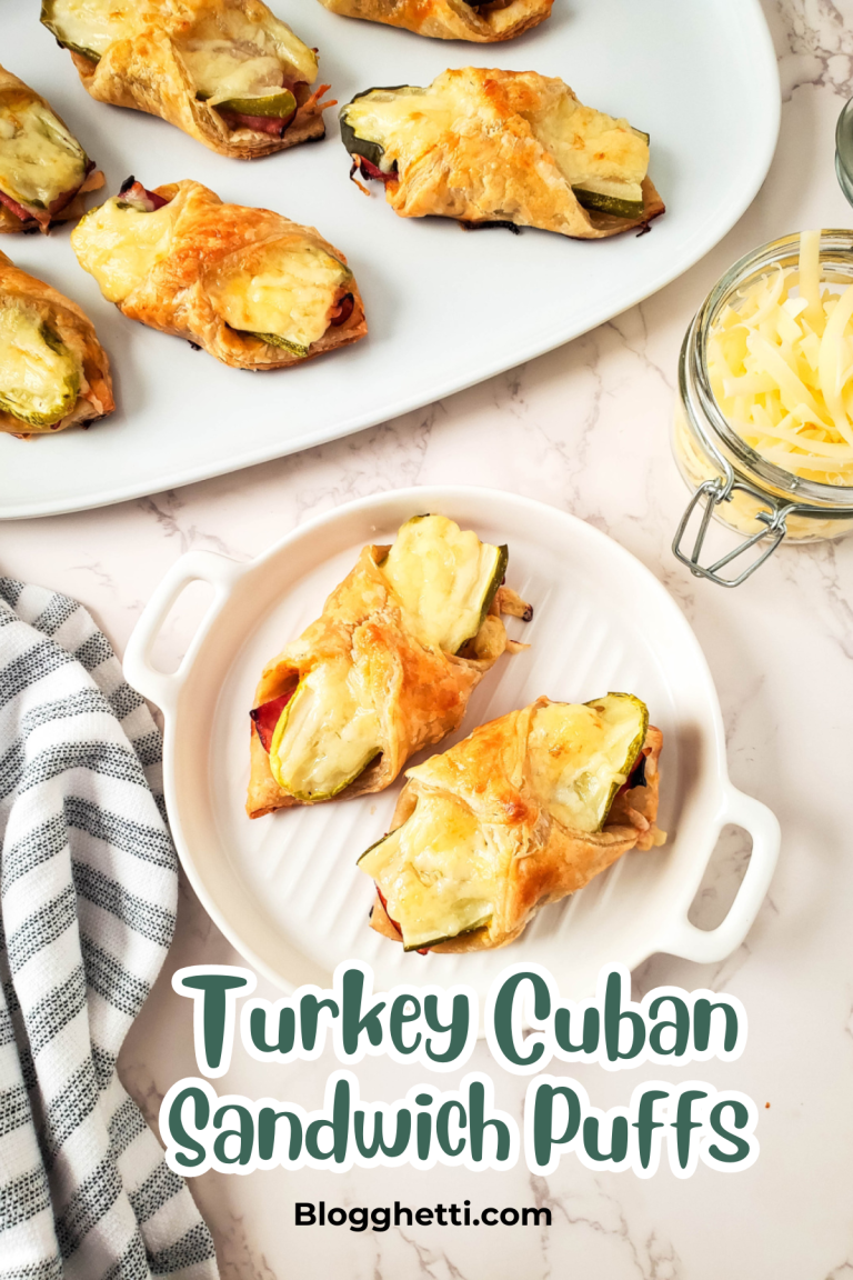 Turkey Cuban Sandwich Puffs