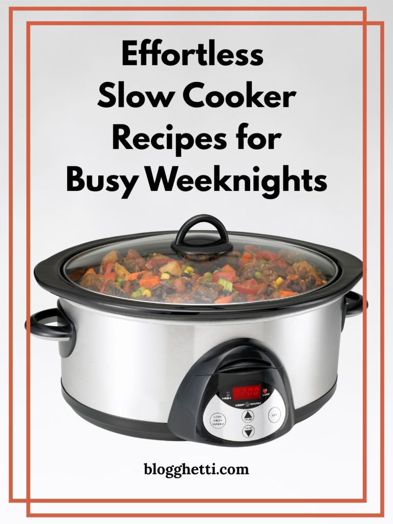 Slow Cooker Recipes