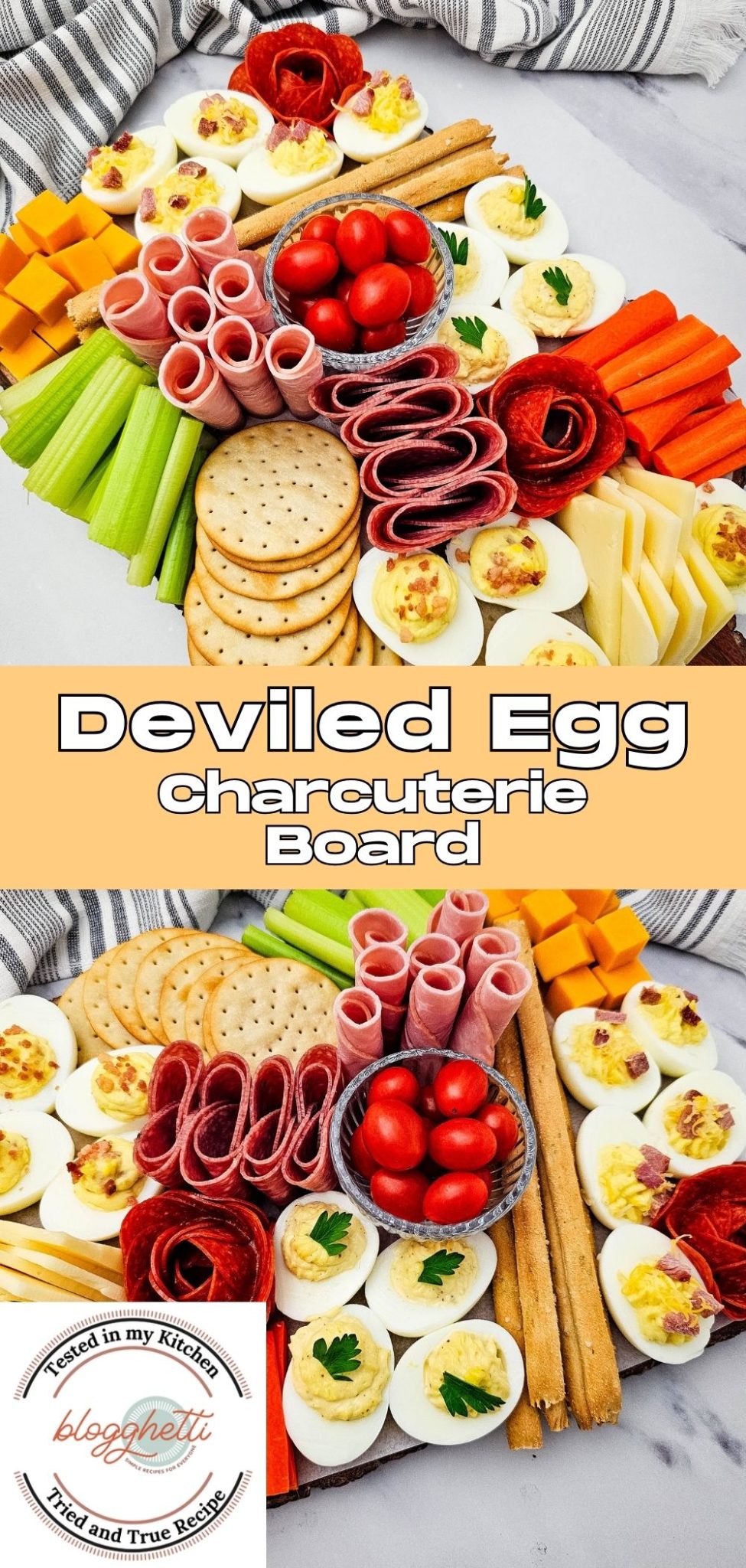 Deviled Egg Charcuterie Board